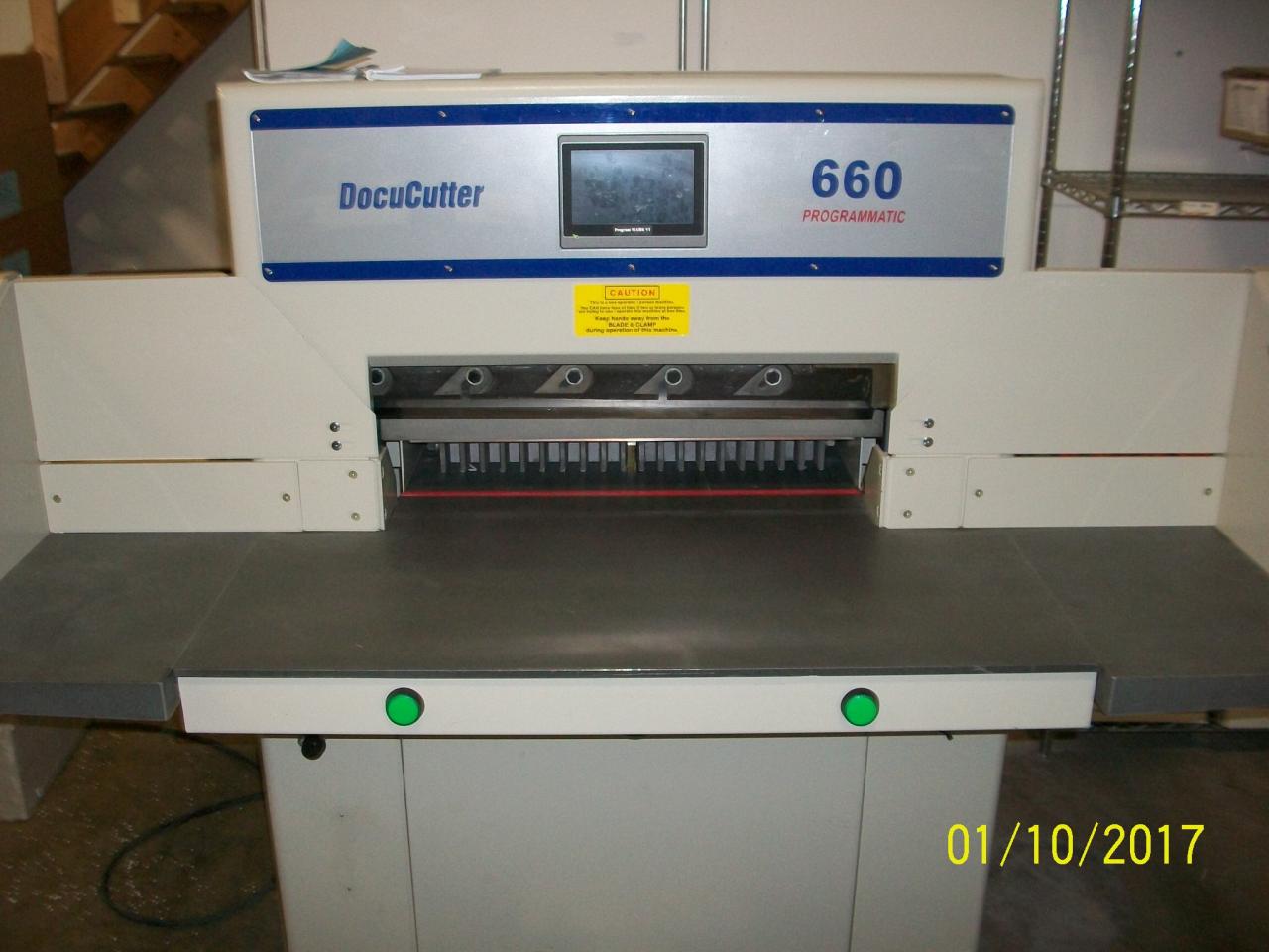 Lot #8: DocuCutter 660 26" Cutter - Edmonton, Alberta, Canada - WireBids